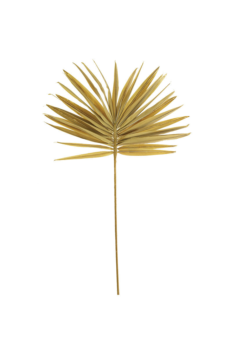 Artificial Floral - Gold Sabal Palm Leaf – Holt x Palm