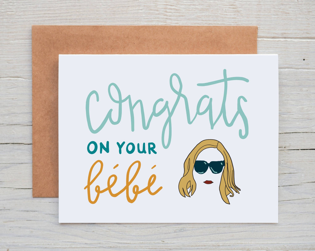 Congrats On Your Bebe - Moira Rose New Baby Card – Holt x Palm
